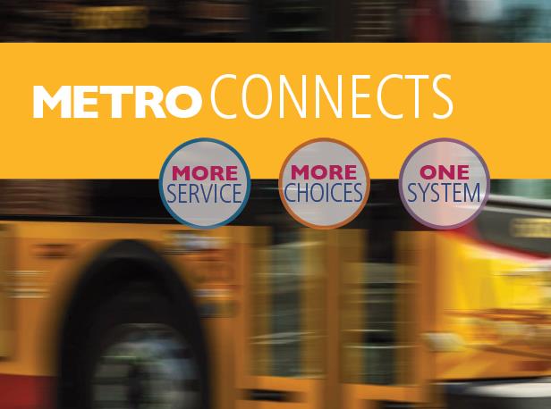 METRO CONNECTS, Metro’s long-range vision transmitted to King County ...