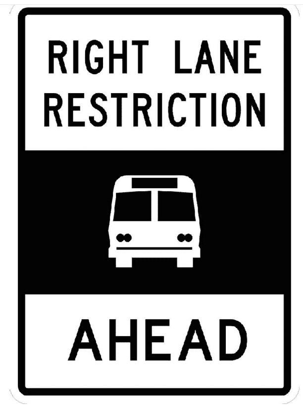 Lane restriction – Metro Matters