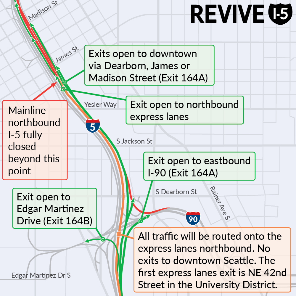 Rev-I-5-fullclosure-map of downtown exits – Metro Matters